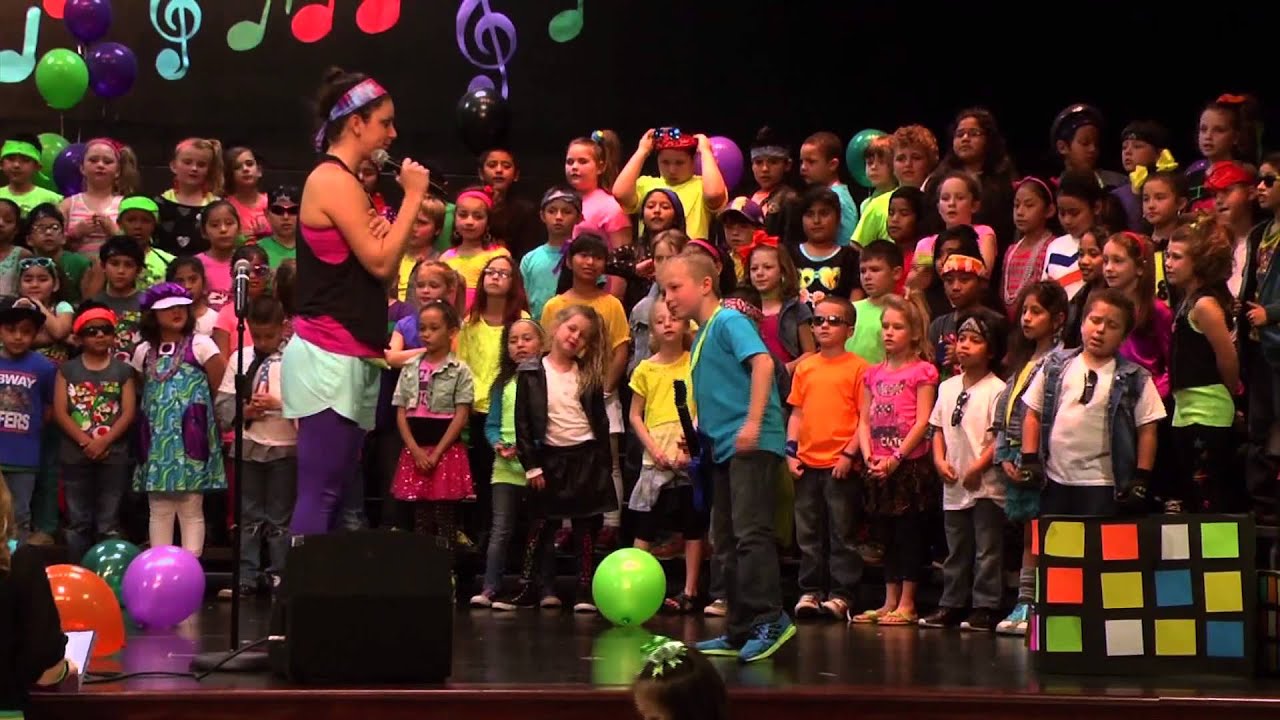 Turnbow Elementary Choir | Back to the 80s - YouTube