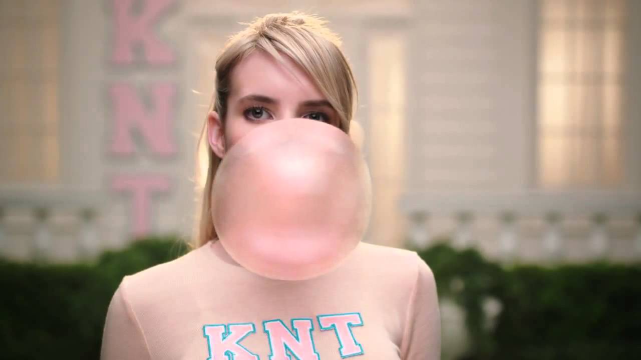 Emma Roberts in "SCREAM QUEENS" - Chanel Bubblegum (Teaser #2) - YouTube
