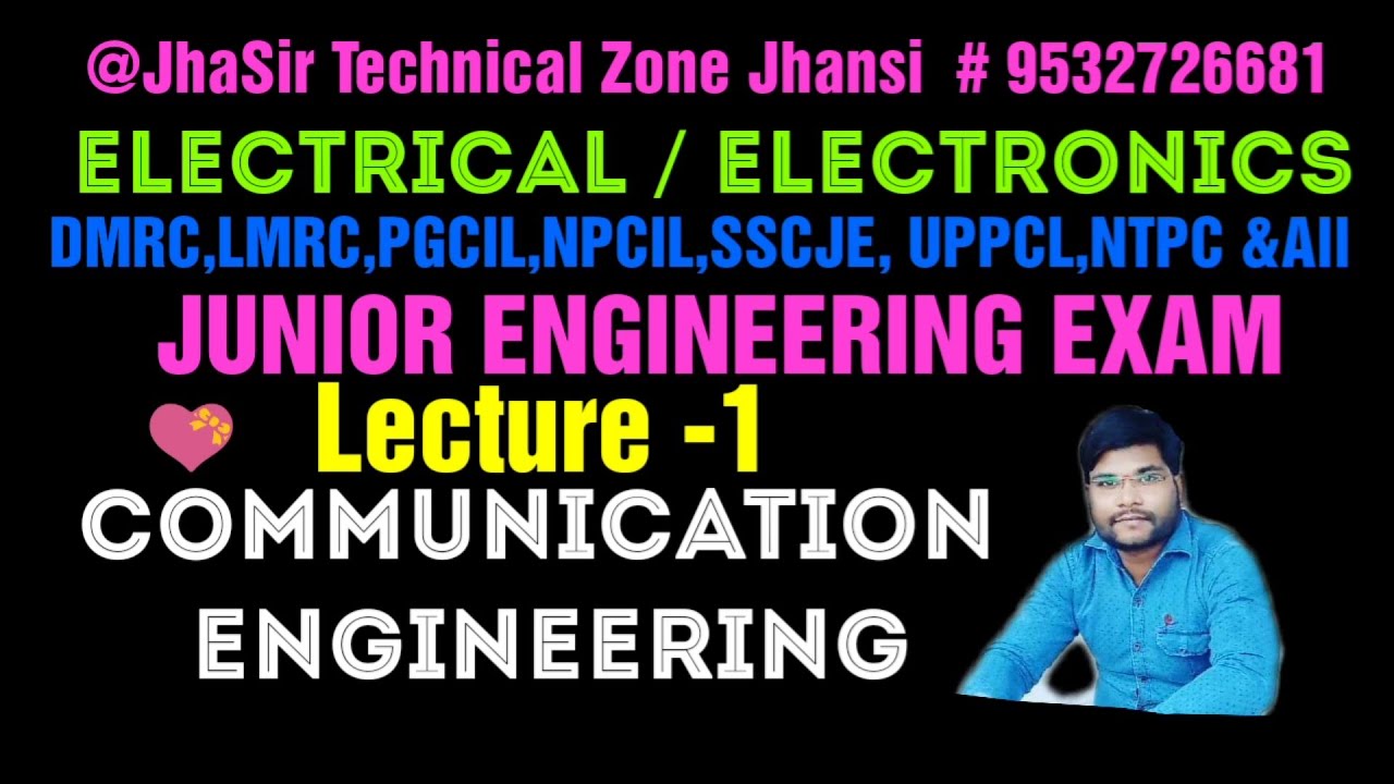 DMRC JE | Communication Engineering | Lecture- 1 | Modulation ...