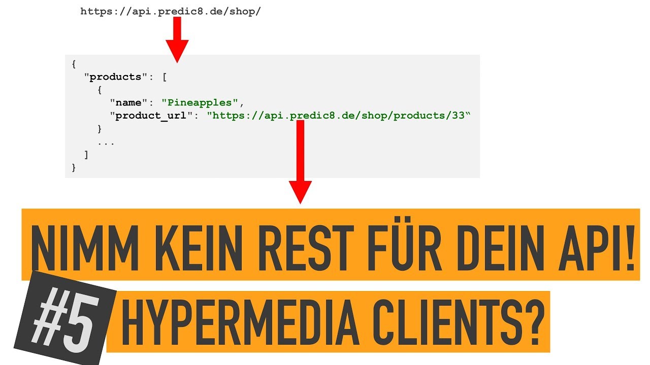 Wo sind die Hypermedia REST Clients? Nimm kein REST #5 - YouTube