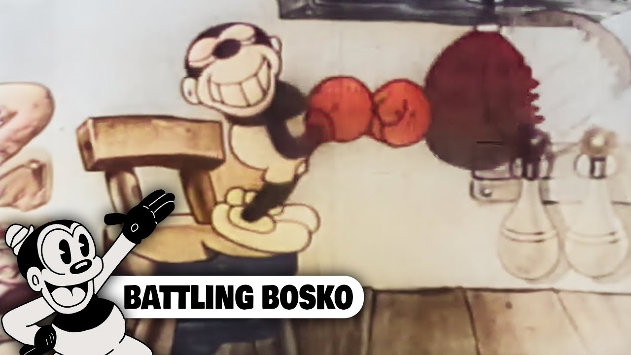 BATTLING BOSKO - Bosko Cartoons (1932) | Full Cartoon Episode - YouTube