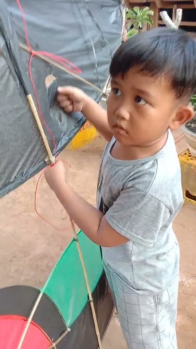 layangan ram raman bosen disobekin - YouTube