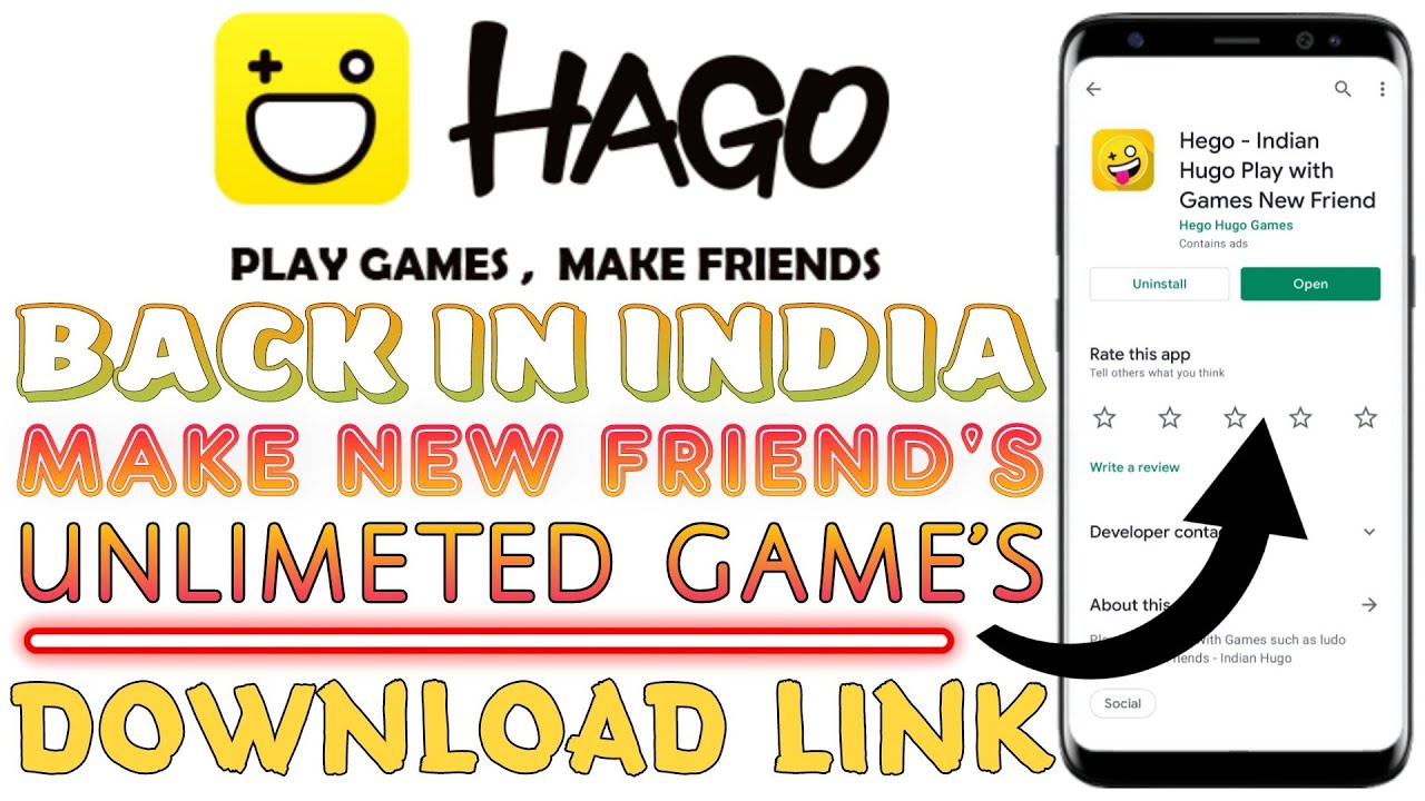 HAGO INDIA GAME BACK😍|| Hago app me game kaise khele || Hego India ...