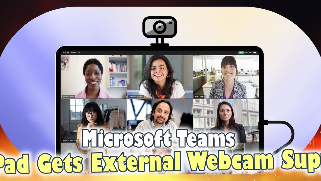 Microsoft Teams iPad Update: External Webcams Now Supported - YouTube
