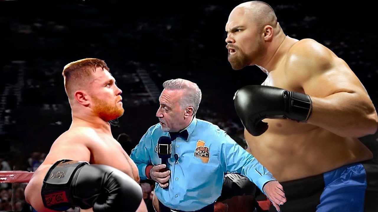 The Night Canelo Alvarez Made a Giant Kneel - YouTube