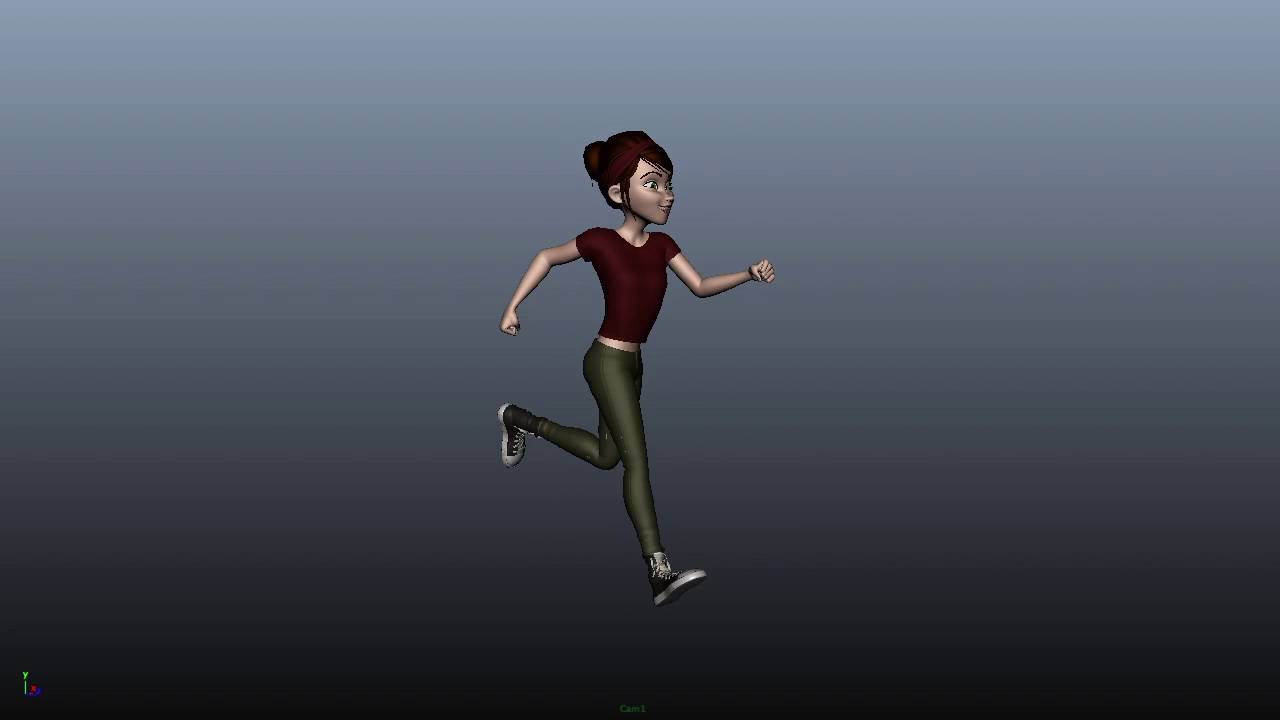 Happy Run Cycle - YouTube