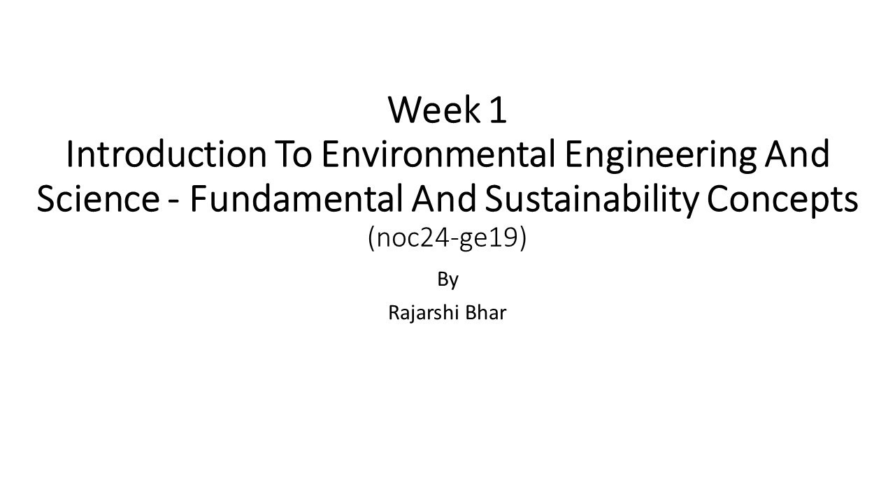 Week 1_NPTEL Live Session | Course ID: noc24-ge19 - YouTube