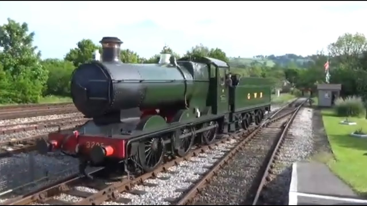 South Devon Railway - loco GWR 3205 - 2016 - YouTube