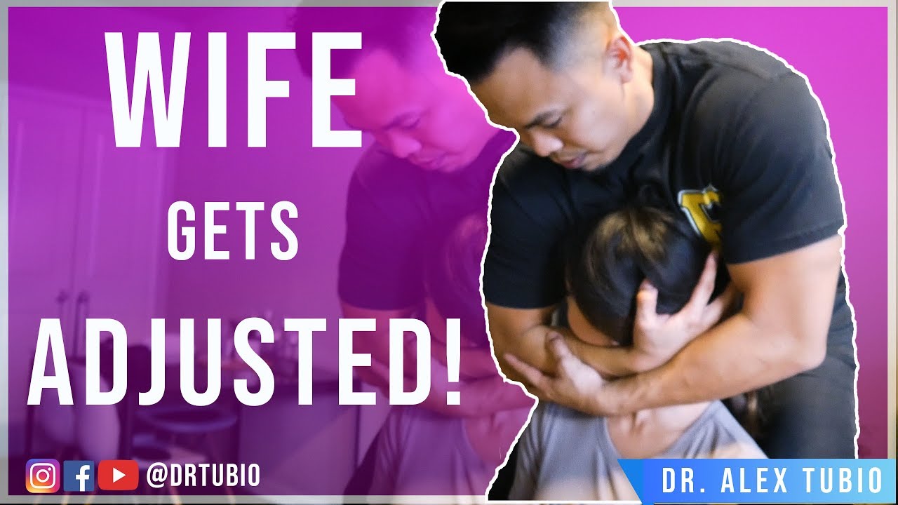 *GORGEOUS WIFE* gets FULL body Chiropractic Adjustment | Chiropractic ...