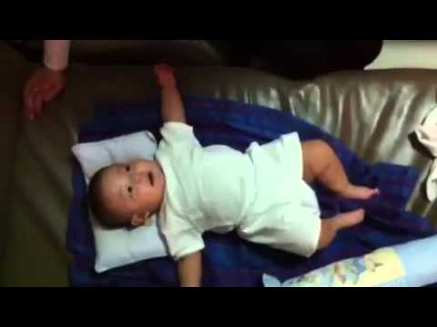 Baby with bolster