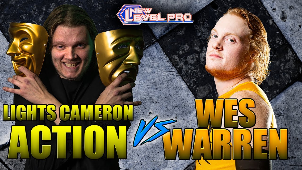New Level Pro Wrestling - Lights Cameron Action v Wes Warren - YouTube