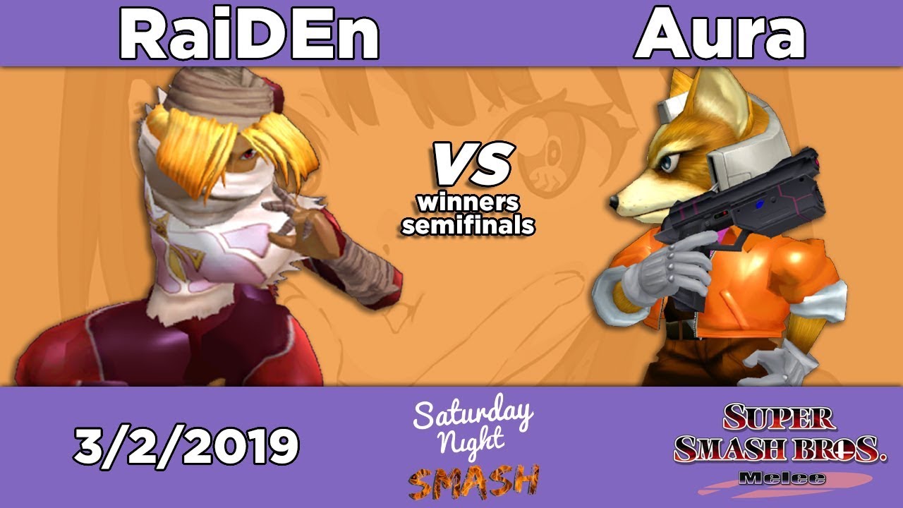 SNS2 - RaiDEn (Sheik) vs Aura (Fox) - YouTube