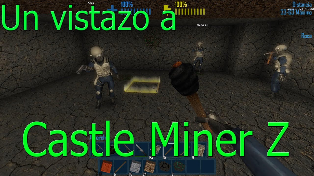 Un vistazo a: Castle Miner Z - YouTube