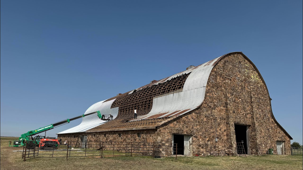 Historic Rock Barn Roof Restoration // Ultimate Horse Barn // Turnover ...