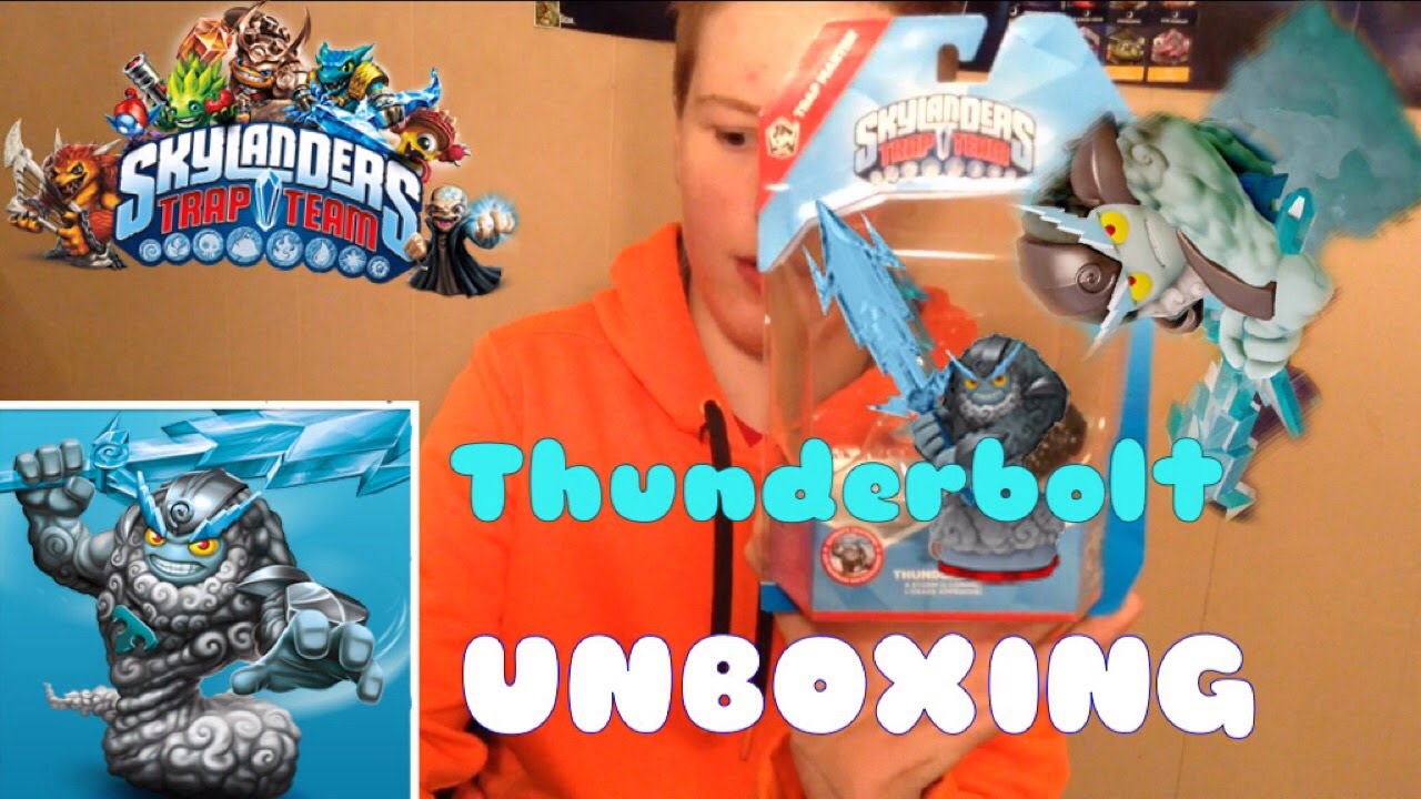 Skylanders Trap Team- Thunderbolt UNBOXING - YouTube