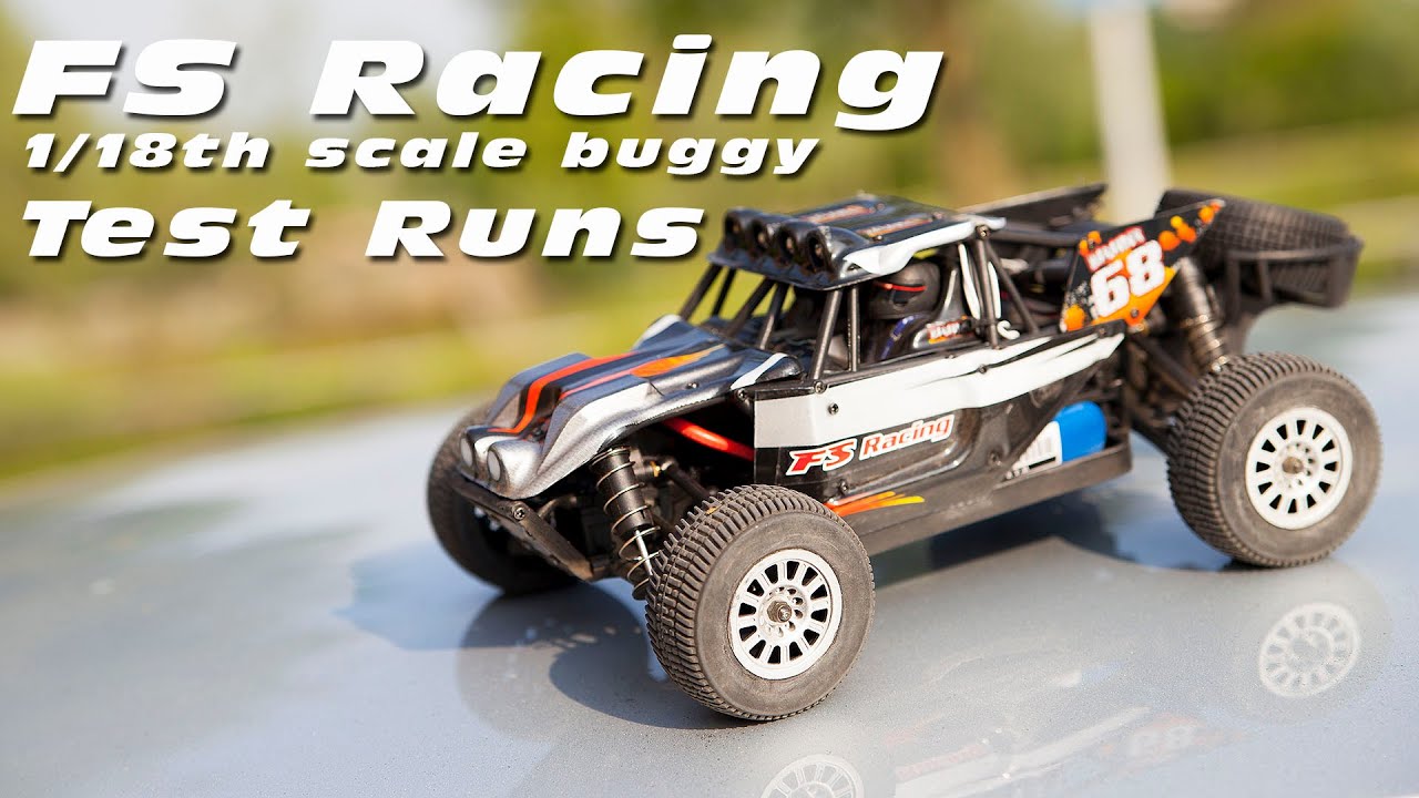 FS Racing 1/18th scale buggy - Driving demo's :D (on Nihm and 2S lipo ...