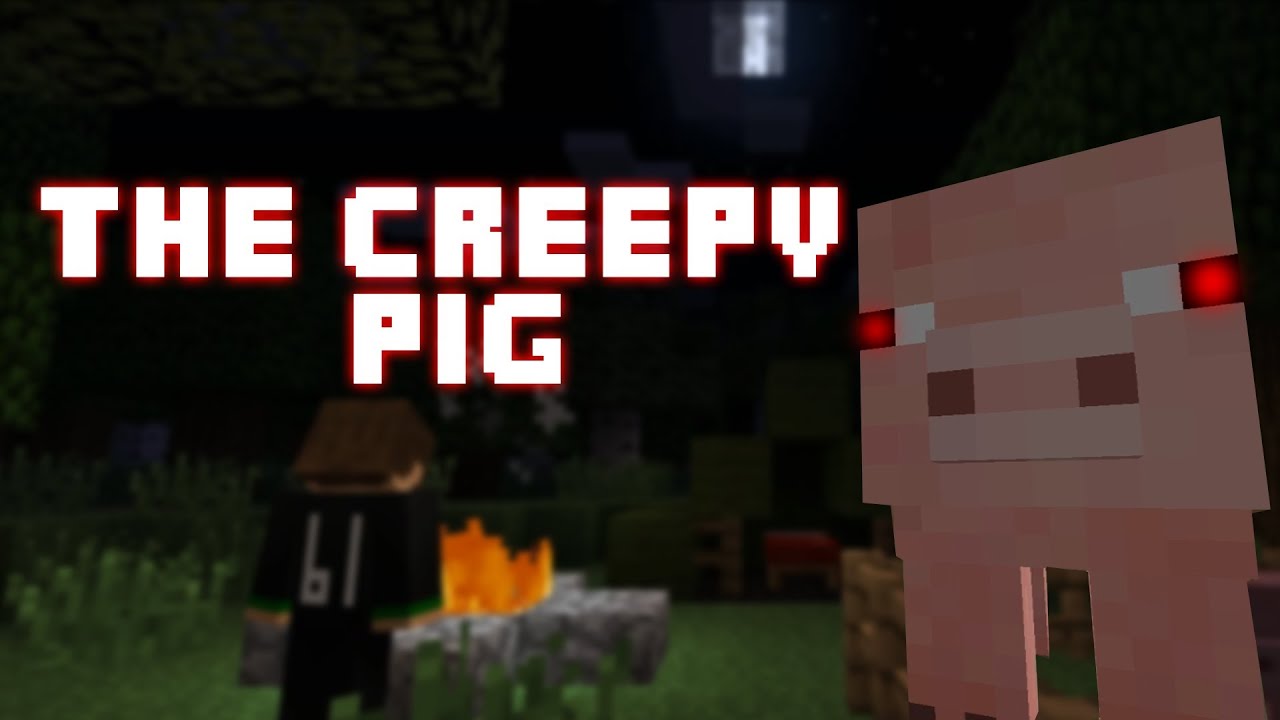 Minecraft movie - The Creepy Pig - YouTube