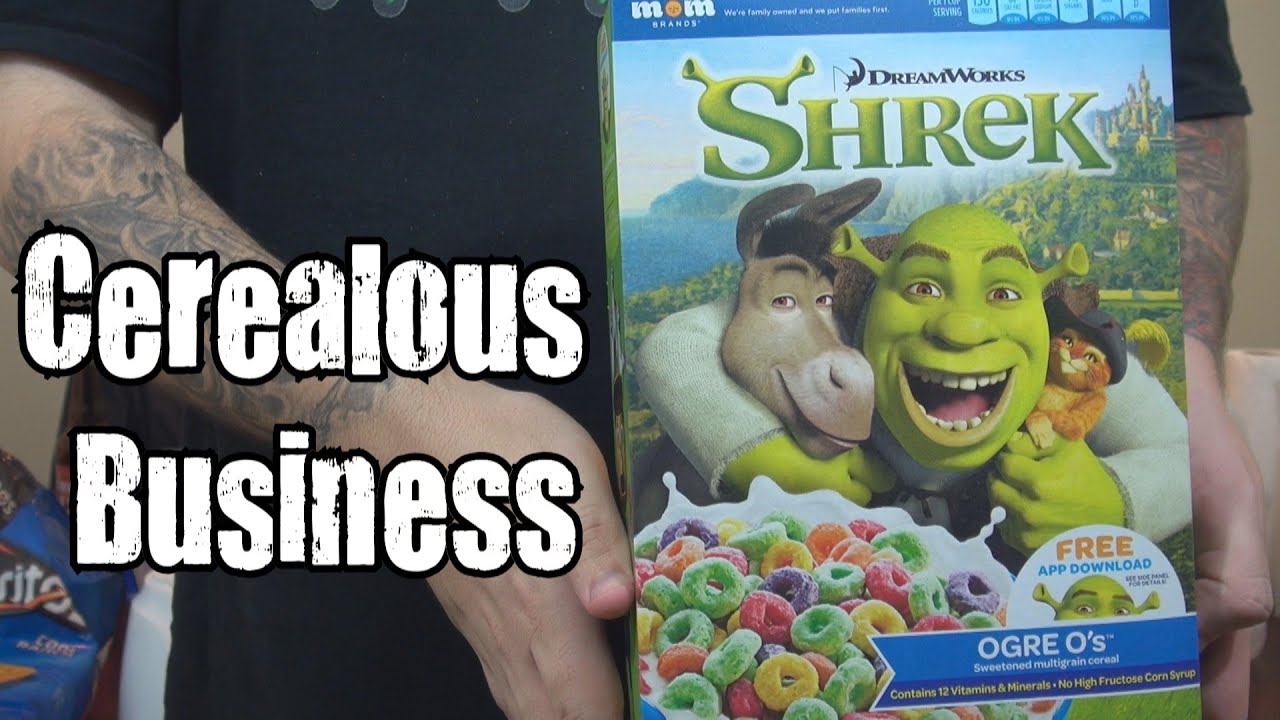 Cerealous Business - Shrek Ogre O's Cereal - YouTube