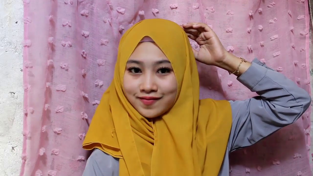 Tutorial hijab square - YouTube