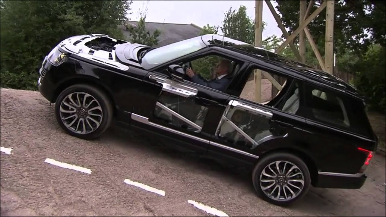 2013 Range Rover - Cutaway, think Terminator at the end of the movie ...