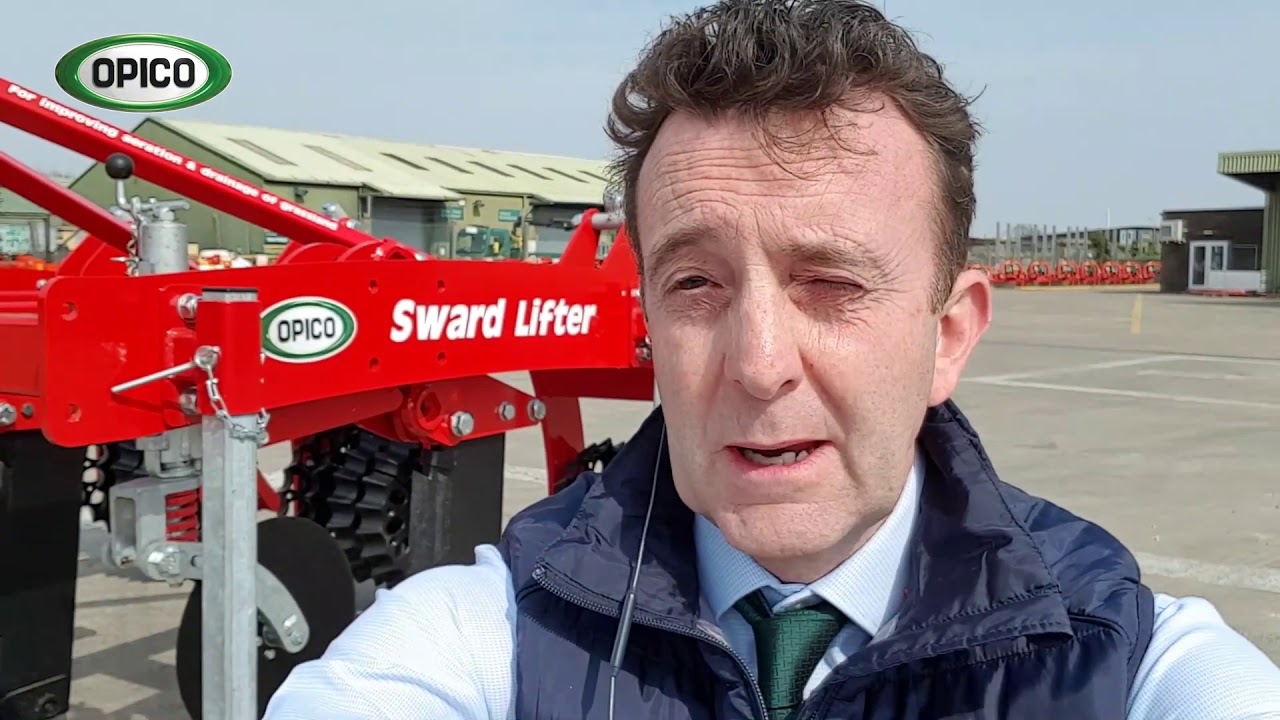 OPICO Sward Lifter Grassland Subsoiler Product Walk Around - YouTube