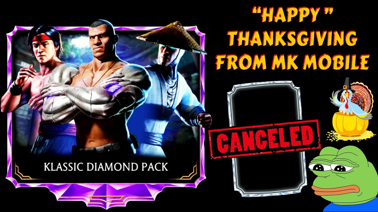 MK Mobile. Diamond Cards Cancelled for Thanksgiving? HUGE Klassic ...