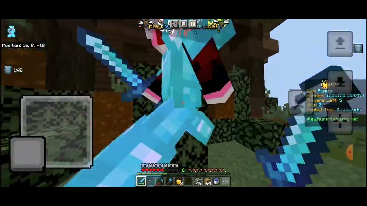 what it's like to be destroyed on hyperlands Mc (my first video) - YouTube