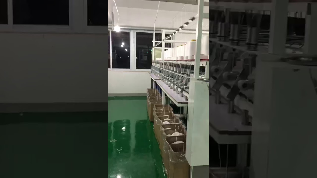 Ear loop making machine - YouTube