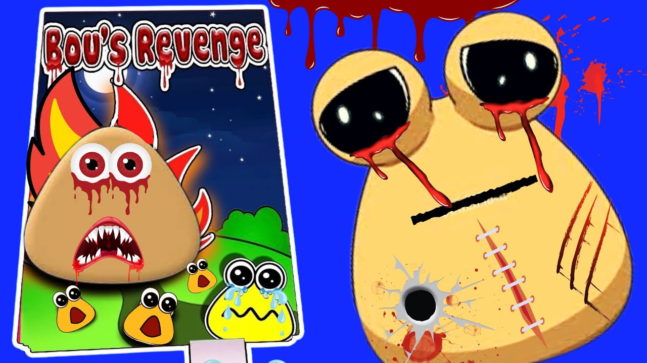 MAKING POU & BOU’S REVENGE💩LIFE GAME BOOK 📚 - YouTube