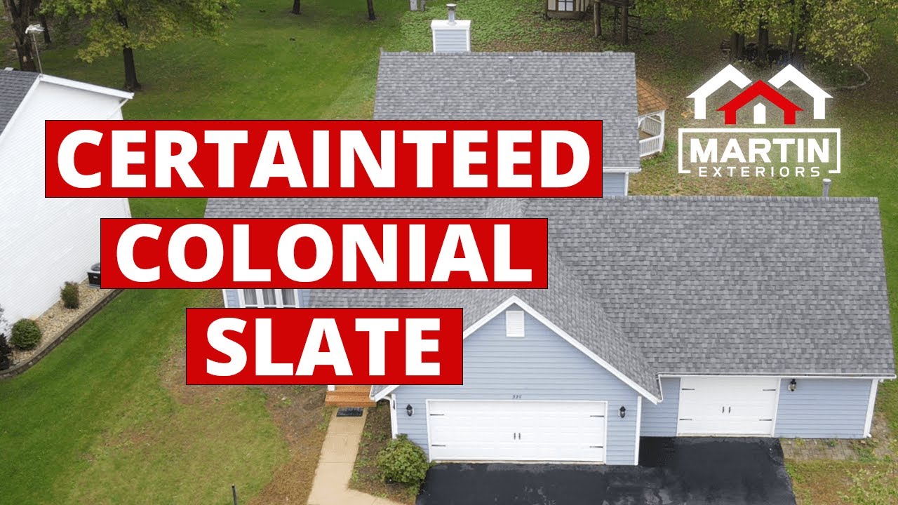 CertainTeed Colonial Slate Shingle | Martin Exteriors - YouTube