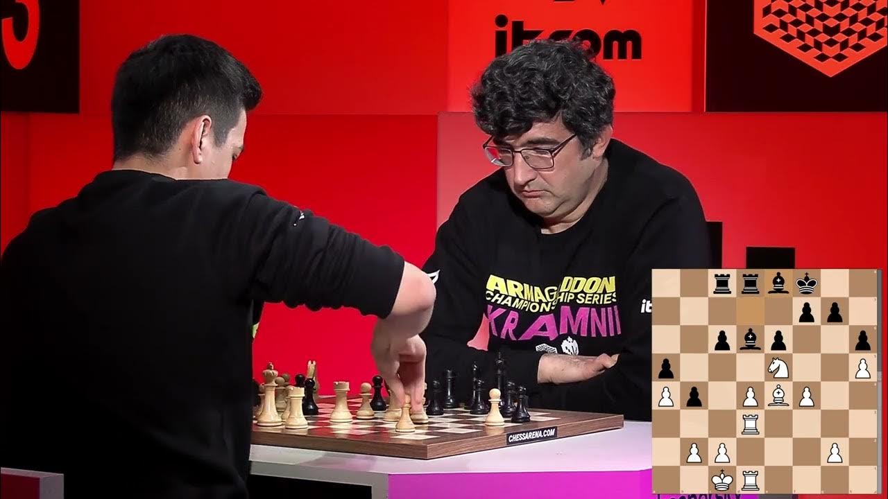 Vladimir Kramnik Rages After Loss Against Nodirbek Abdusattorov In Armageddon Match - YouTube