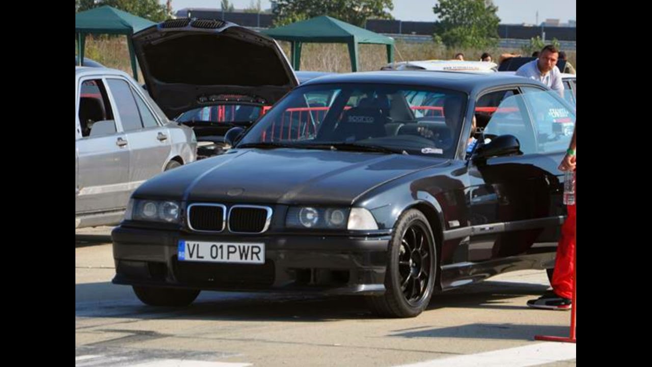 Brutal BMW E36 2.8 N/a 330 HP vs Mini Cooper S Turbo - Drag Race Arad ...