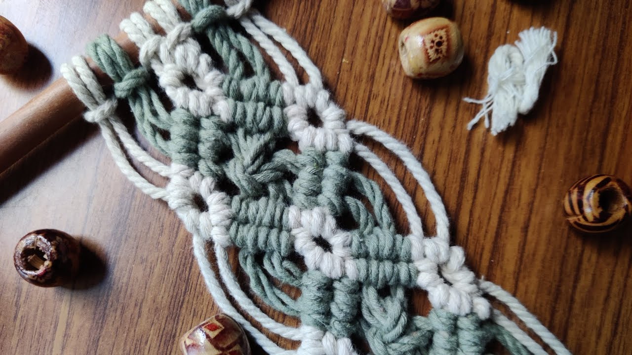 Macrame Diamond Pattern Tutorial | Macrame Design Tutorial | Macrame ...