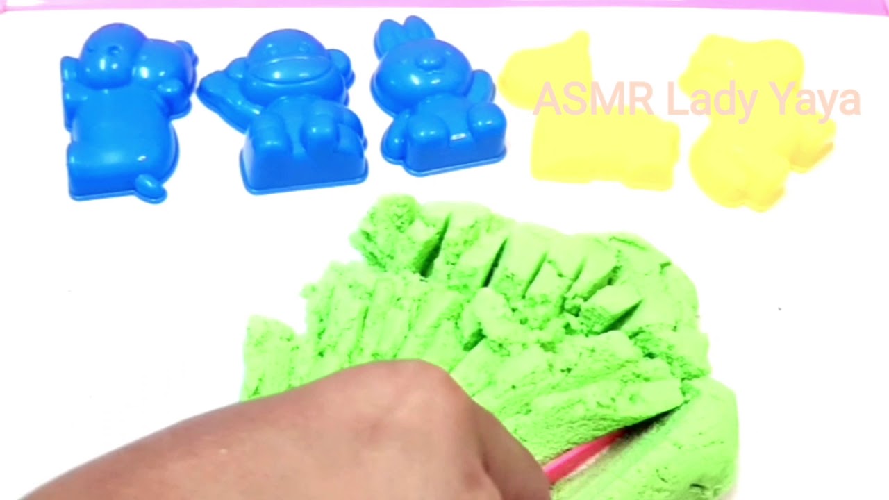 ASMR Sound of play magic sand |ASMR Lady yaya - YouTube