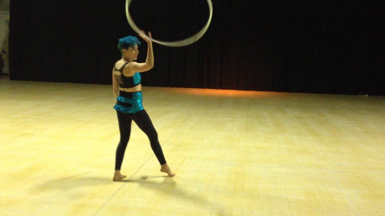 Kay Pink Hoops at Manchester Hoop Con 2016 - YouTube