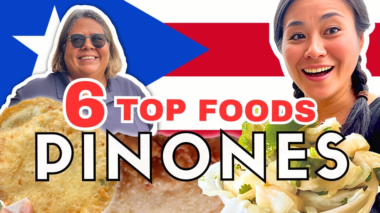 6 TOP PUERTO RICAN FOODS OF PINONES | Puerto Rico FOOD TOUR - YouTube