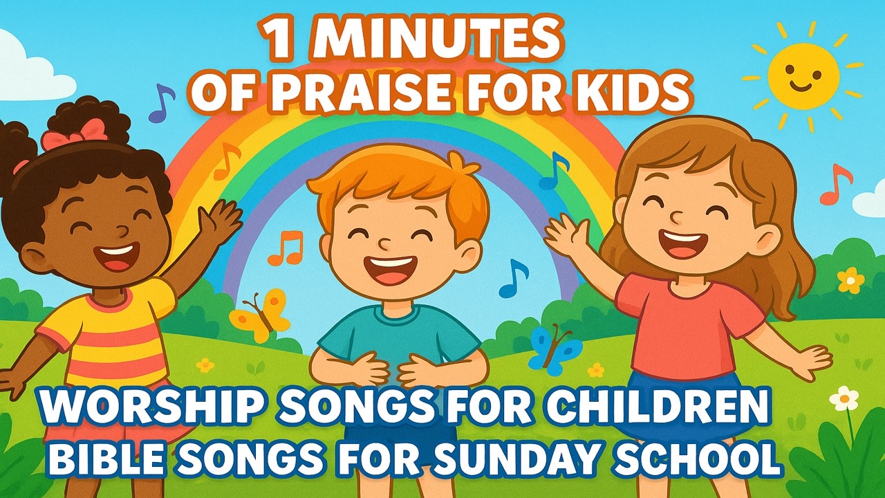 1 Minutes of Praise for Kids 🎶 | Worship Songs for Children | Bible ...