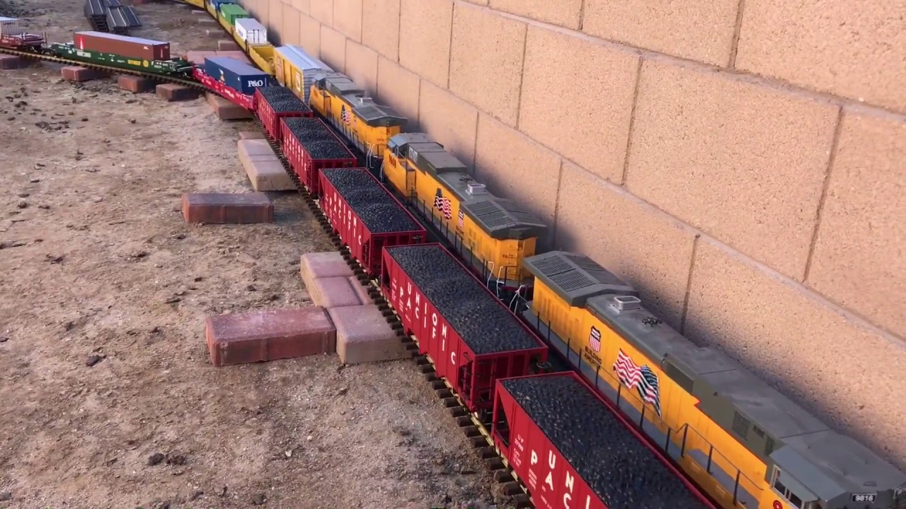 Backyard Train Adventure - YouTube