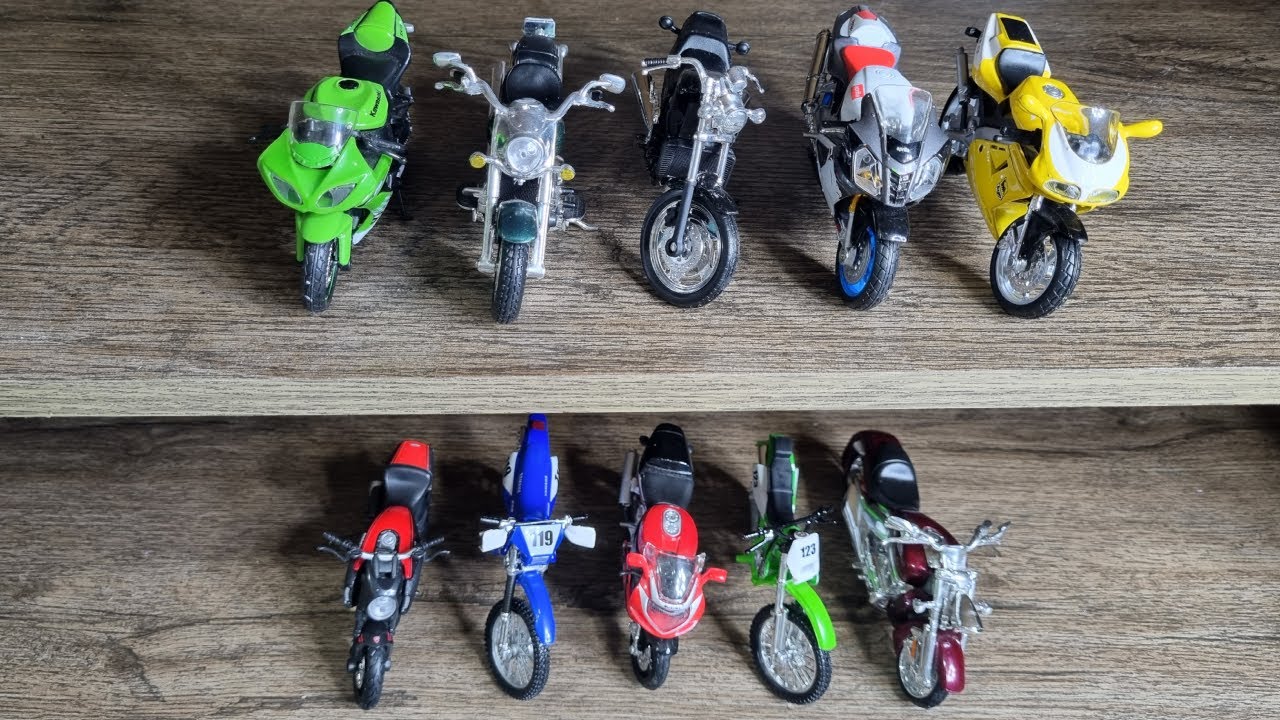 02 LEVELS OF MINIATURE MOTORCYCLES REVIEWING MODELS IN 4K VIDEO - YouTube