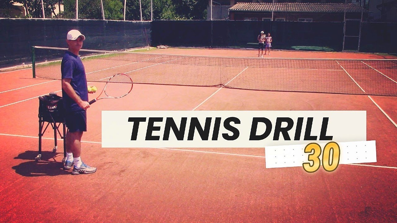 30: All-Court Tennis Drill for Intermediate and Advanced Players - YouTube