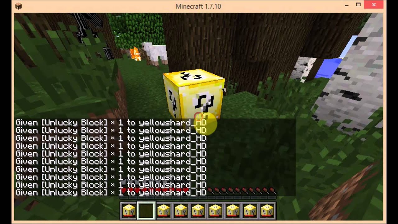 OreSpawn Lucky Blocks !! , ModShowCase - YouTube