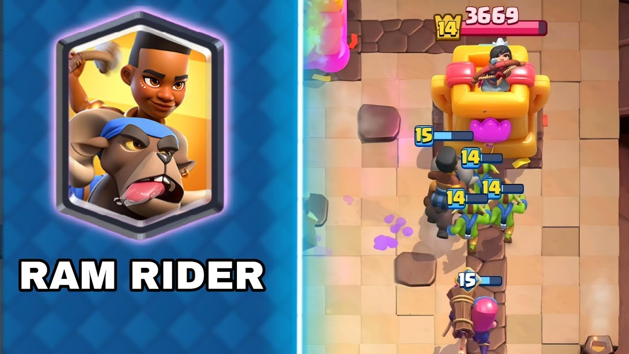 Ram Rider vs Hog Rider | Clash Royale - YouTube