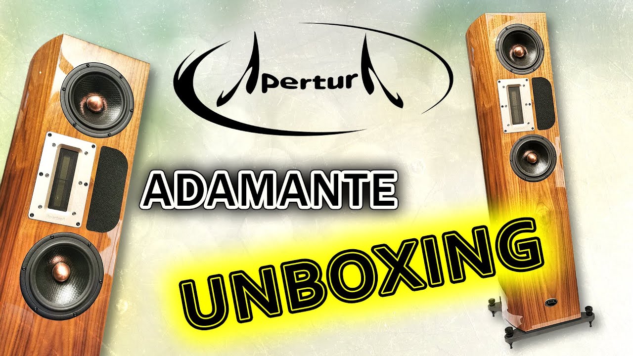 Apertura - Adamante (Gloss Walnut) | Unboxing | Sound Gallery - YouTube