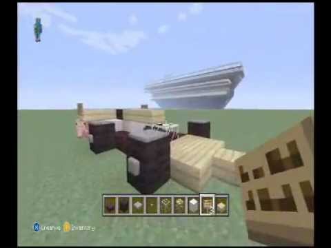 minecraft tutorial: how to build a race car - YouTube