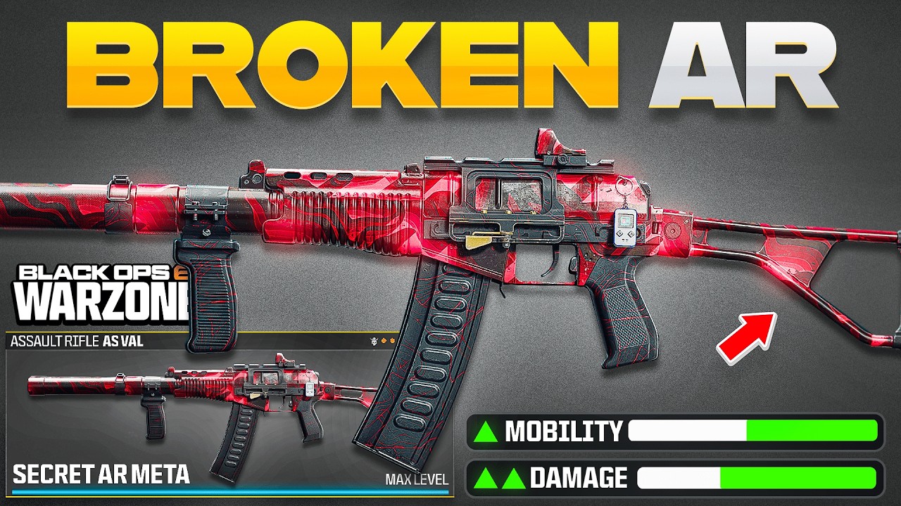 This AR META has the FASTEST TTK in WARZONE BO6! (Best AS VAL Loadout ...