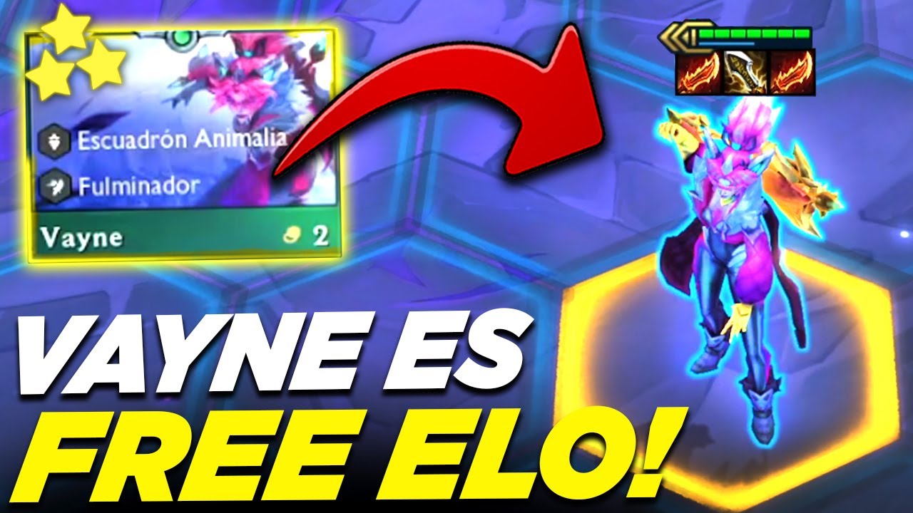 La COMPO MAS FACIL es VAYNE 3 ESTRELLAS en TFT SET 14 - YouTube