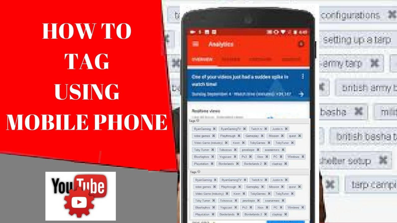 How to Tag USING MOBILE PHONES : Creator Studio / TAG FROM SMARTPHONES ...