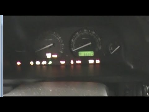 2003 Land Rover Freelander Dash View & Cold Start - YouTube