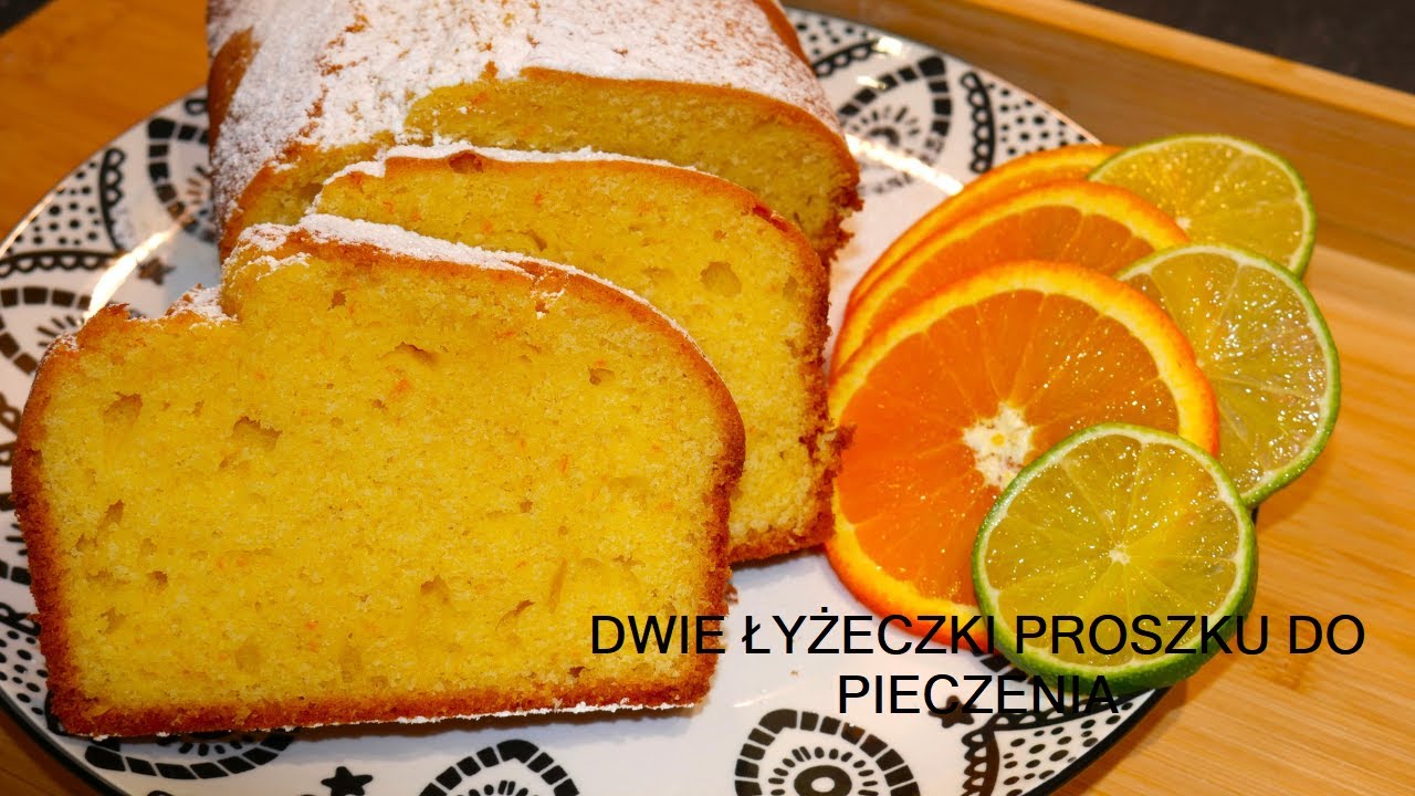 Ciasto pomarańczowe - w 10 minut, mięciutkie, wilgotne pyszne. Becia ...