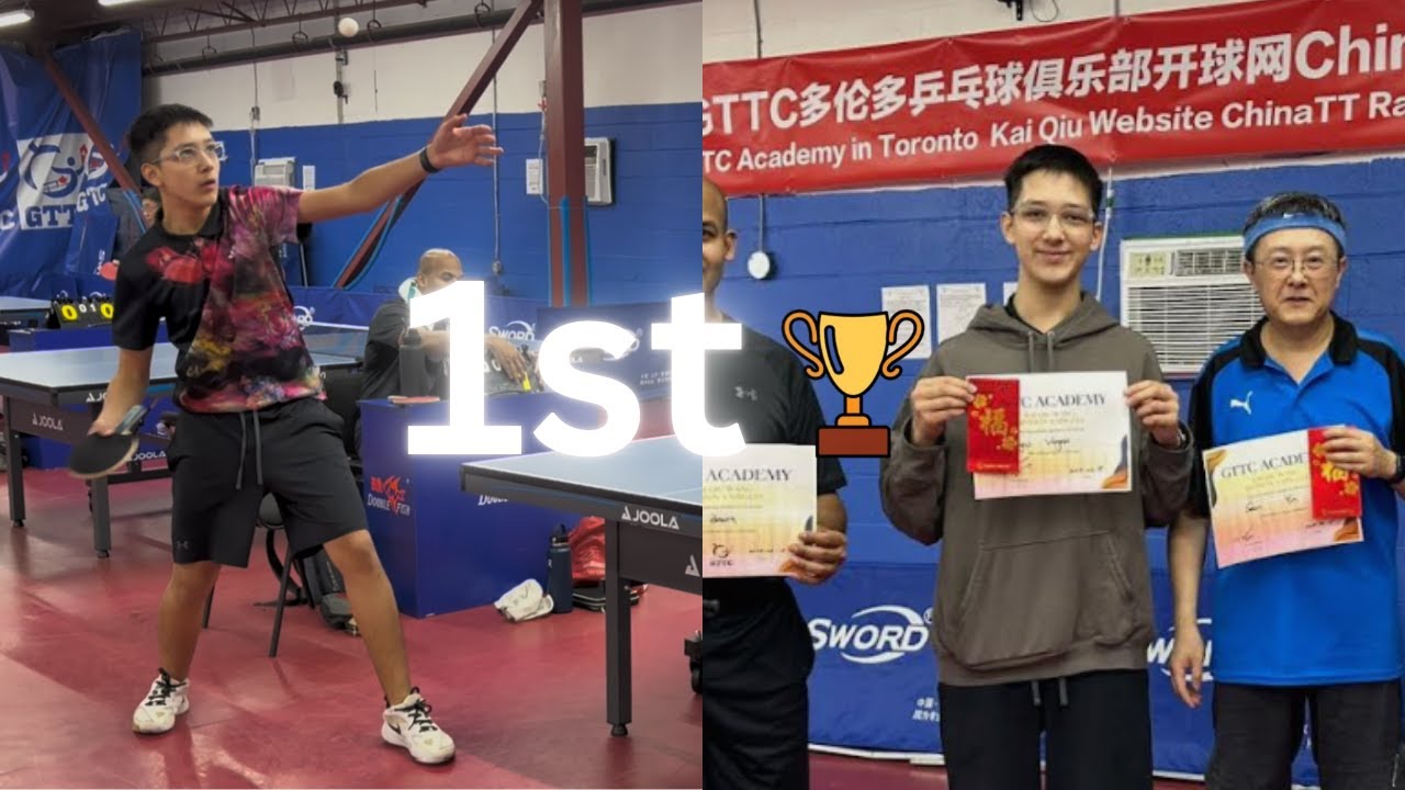 I WON MY FIRST EVER TABLE TENNIS TOURNAMENT - PART 1 - YouTube